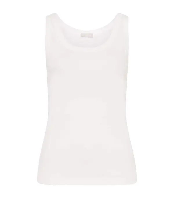 Hanro Cotton-stretch Tank Top - White
