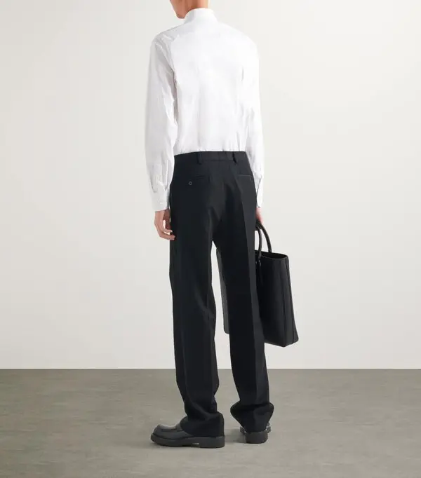 Prada Stretch-cotton Shirt - White