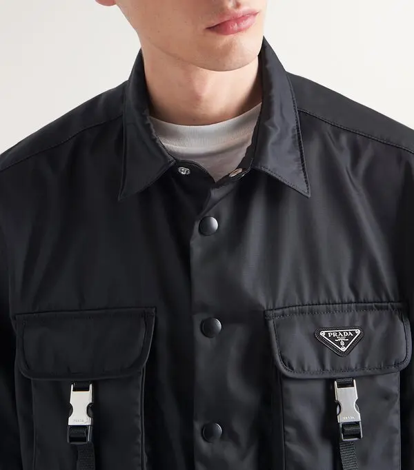 Prada Re-nylon Triangle Shirt