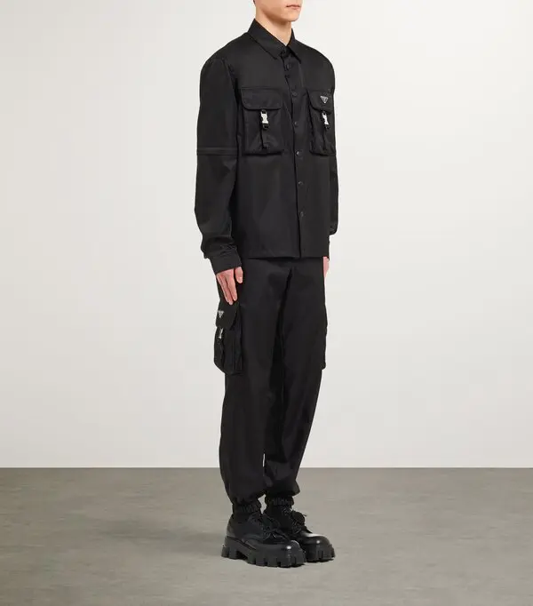 Prada Re-nylon Triangle Shirt