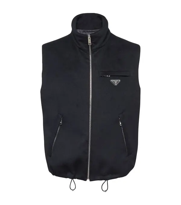 Prada Cashmere Triangle Gilet