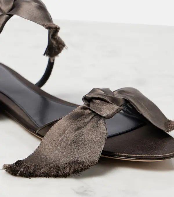 THE ROW Vika Satin Sandals