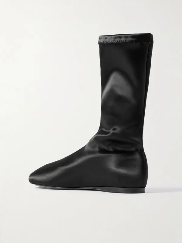 Proenza Schouler Satin Sock Ankle Boots