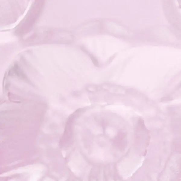 Lalique Rose Nebula Anemones Votive
