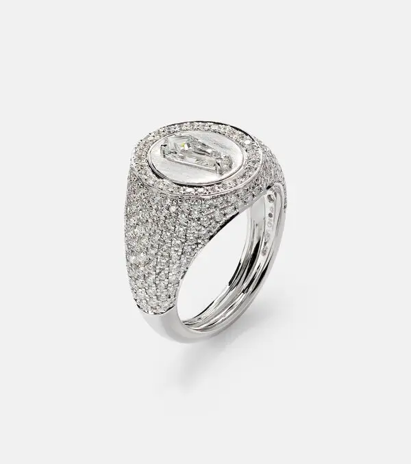 KAMYEN 18kt White Gold Diamond Ring