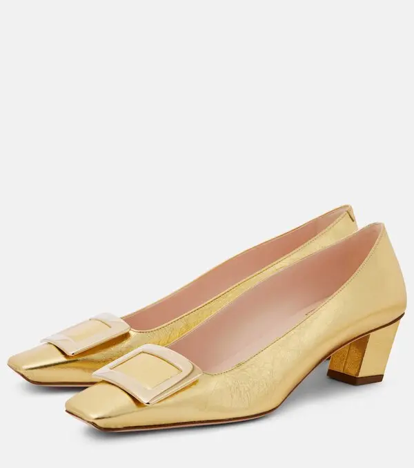 ROGER VIVIER Belle Vivier 45 Leather Pumps