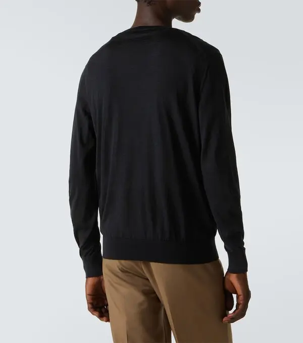 Zegna Wool Crew Neck Pullover