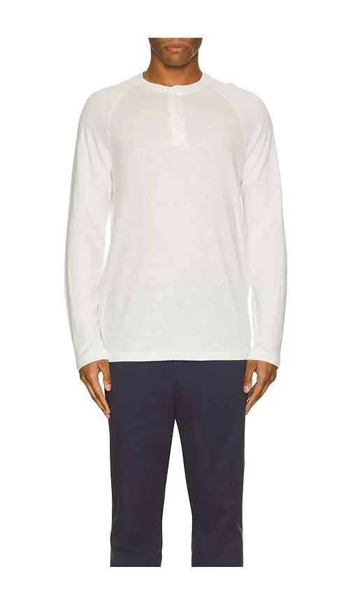 Faherty Brand Long Sleeve Cloud Henley In . Also