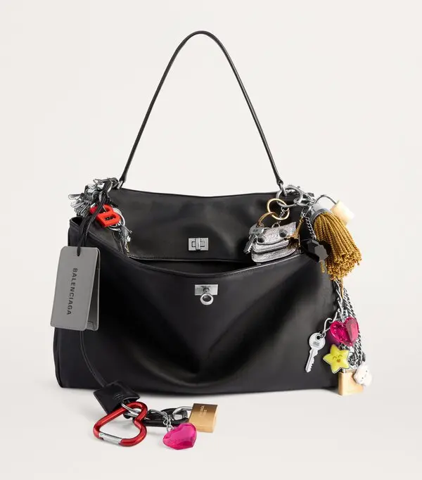 Balenciaga Leather Rodeo Shoulder Bag