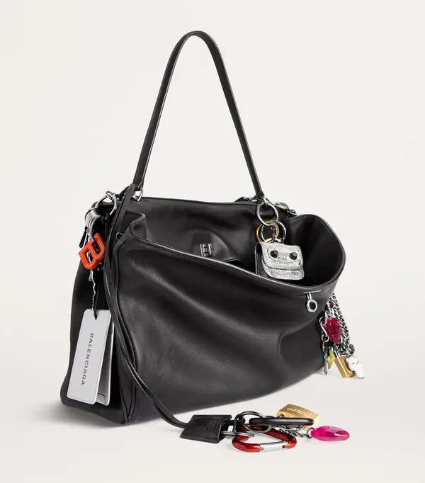Balenciaga Leather Rodeo Shoulder Bag