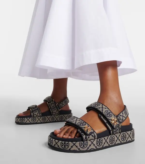 Tory Burch Kira Canvas Sandals