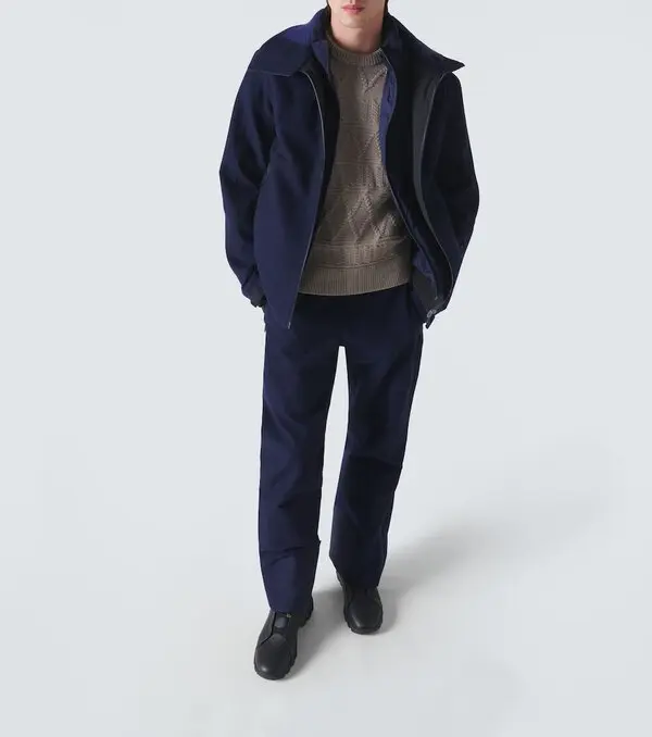 Zegna Cashmere Ski Salopettes