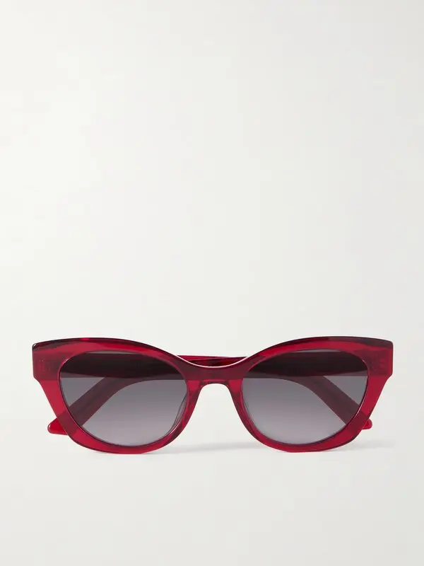 Dior Cat-eye Acetate Sunglasses - Red