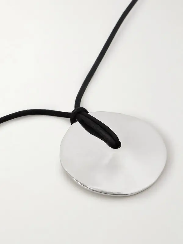 Agmes Cora Recycled Pendant Necklace - Silver