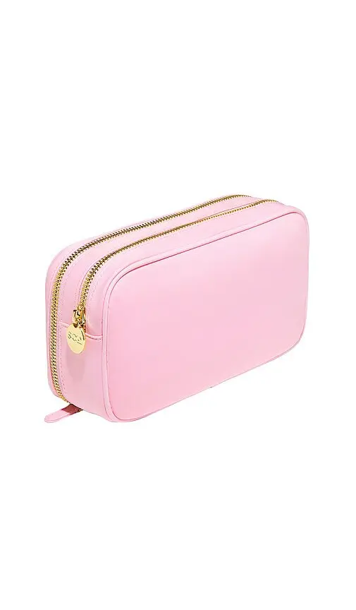 Stoney Clover Lane Double Zipper Pouch - Pink