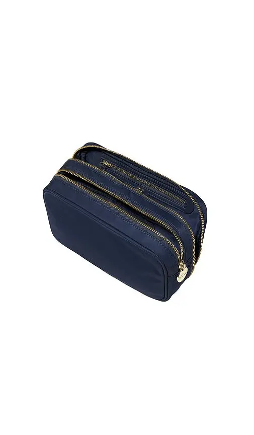 Stoney Clover Lane Double Zipper Pouch - Navy
