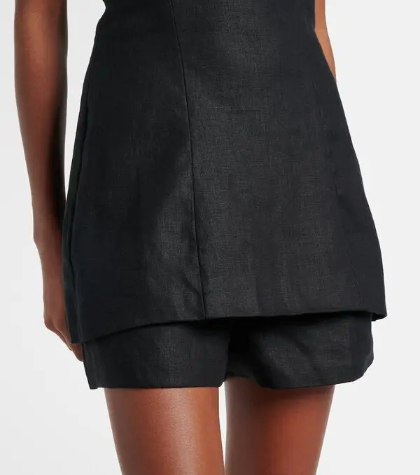 Faithfull The Brand Strapless Linen Top