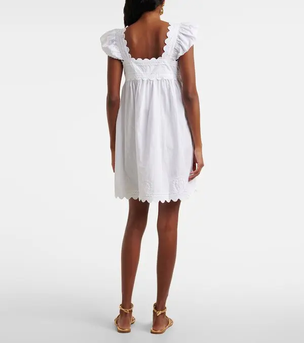 JULIET DUNN Cotton Minidress