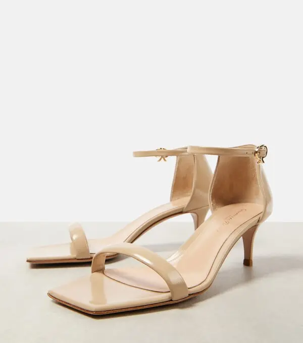 GIANVITO ROSSI Pat 55 Leather Sandals