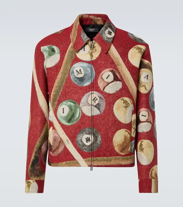 Amiri Billiards Tapestry Blouson Jacket