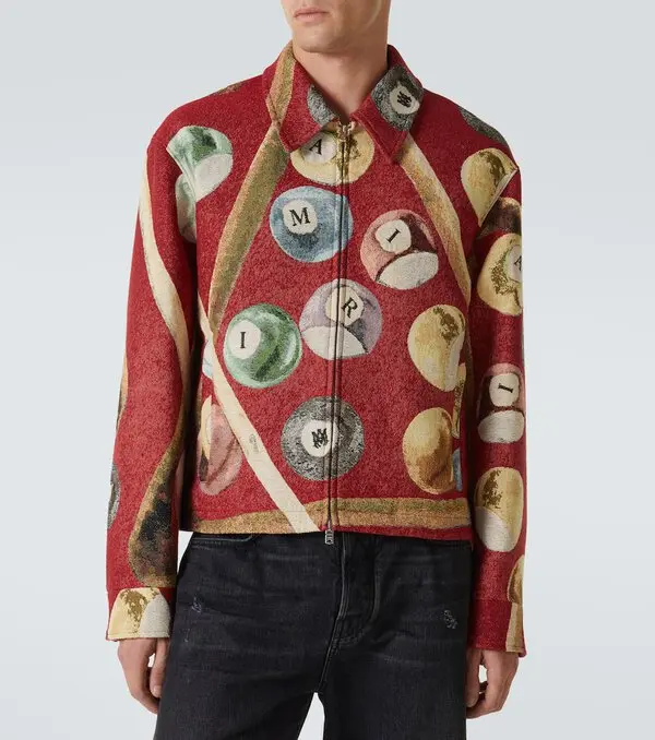 Amiri Billiards Tapestry Blouson Jacket