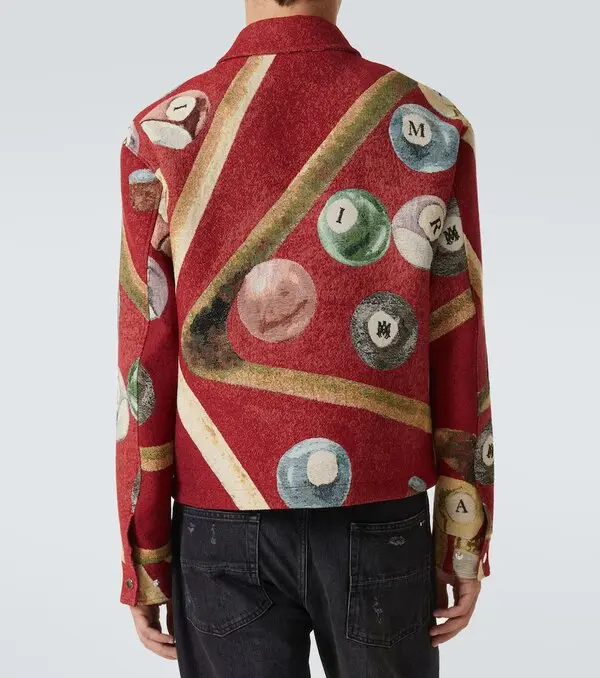 Amiri Billiards Tapestry Blouson Jacket