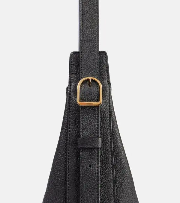 Khaite Augustina Small Leather Crossbody Bag - Black