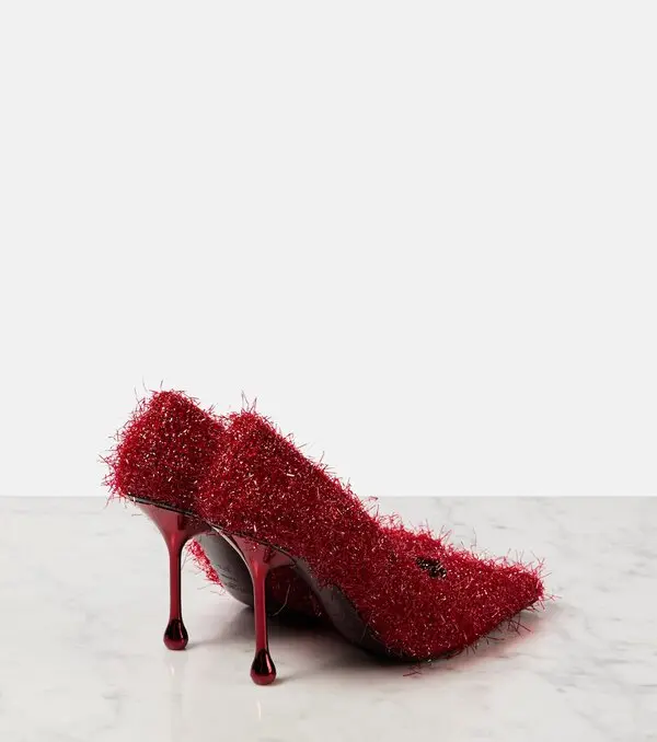 JIMMY CHOO Ixia 95 Tinsel Pumps