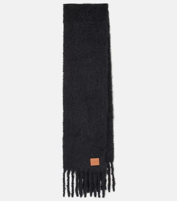 Loewe Anagram Mohair And Wool-blend Scarf