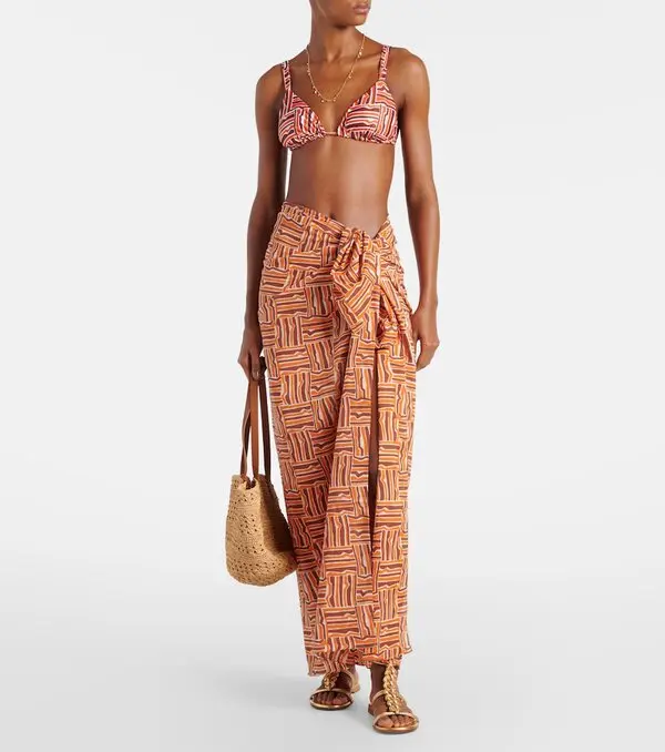 Faithfull The Brand Printed Bikini Top