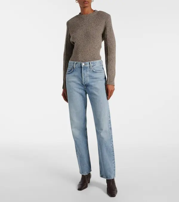 AGOLDE 90's Pinch Waist High-rise Straight Jeans - Blue