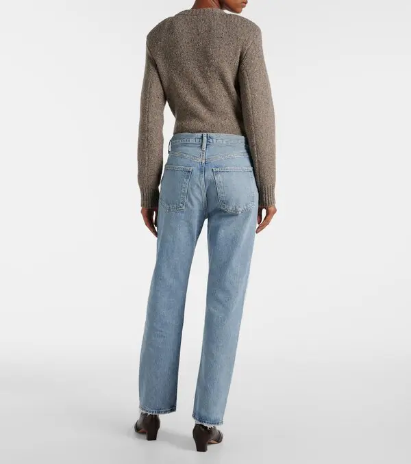 AGOLDE 90's Pinch Waist High-rise Straight Jeans - Blue