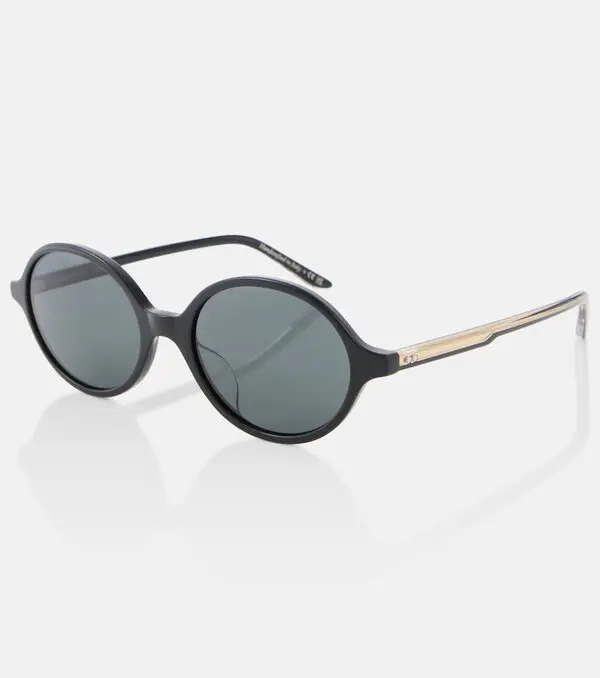Khaite X Oliver Peoples Round Frame Sunglasses - Black
