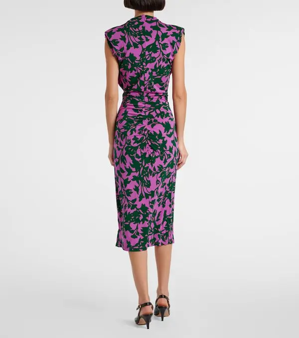 Diane Von Furstenberg Aviel Printed Midi Dress