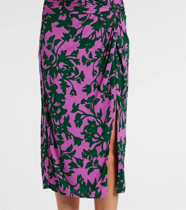 Diane Von Furstenberg Aviel Printed Midi Dress