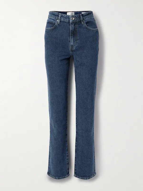 FRAME The Ruler High-rise Slim-leg Jeans