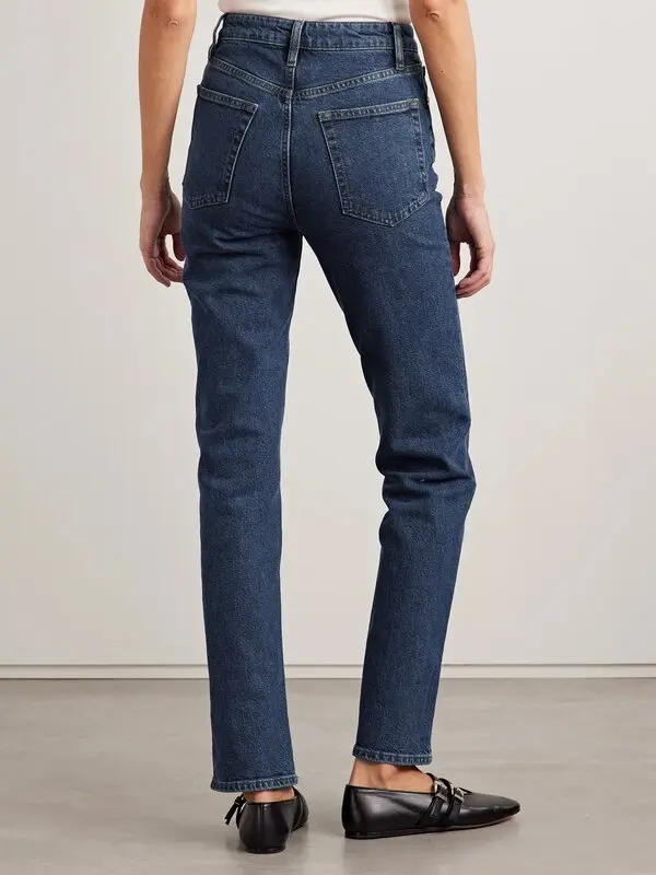 FRAME The Ruler High-rise Slim-leg Jeans