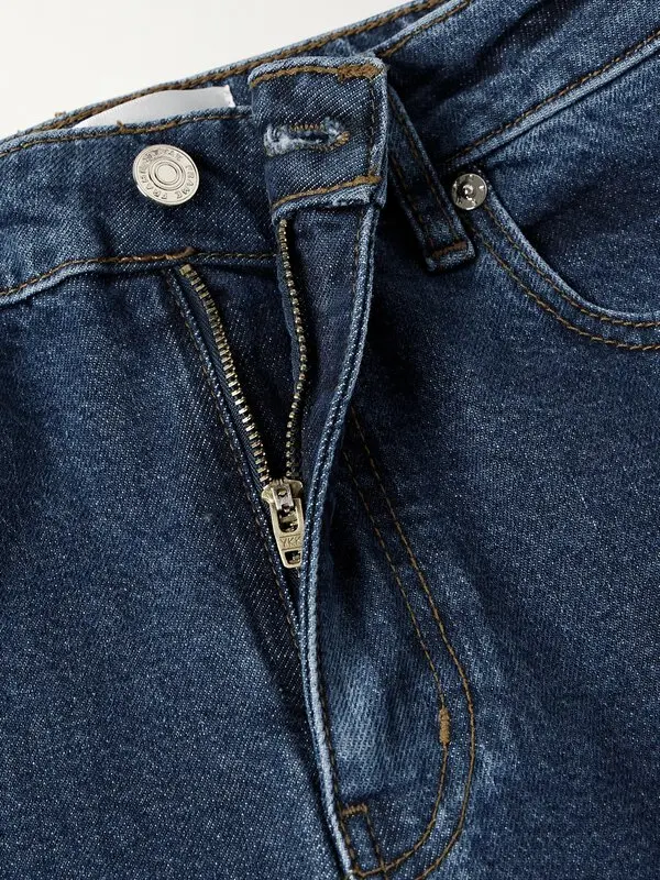 FRAME The Ruler High-rise Slim-leg Jeans