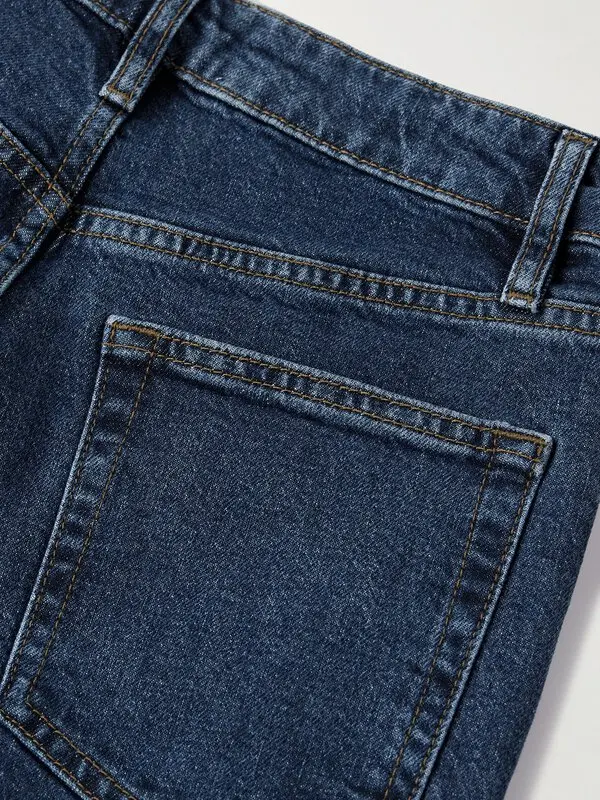 FRAME The Ruler High-rise Slim-leg Jeans