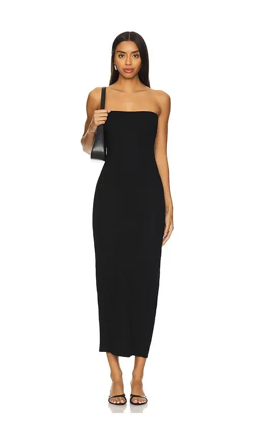 LESET Rio Bandeau Dress - Black