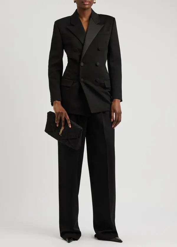 Saint Laurent Double-breasted Wool Blazer