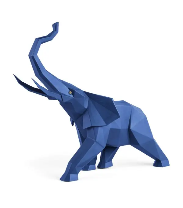 LLADRO Porcelain Elephant Figurine