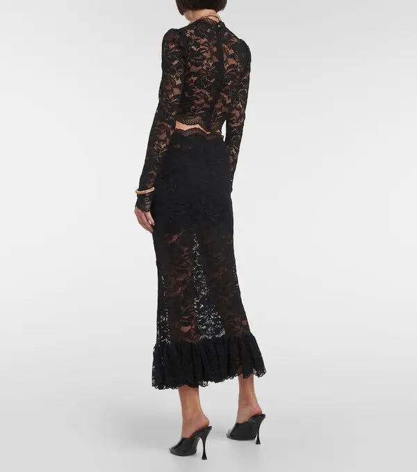 Rabanne Floral Lace Top