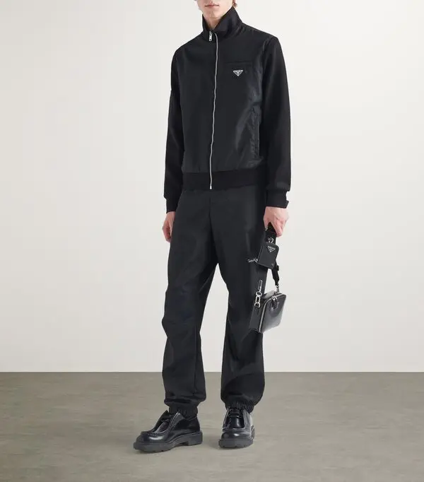 Prada Re-nylon Zip-up Sweatshirt