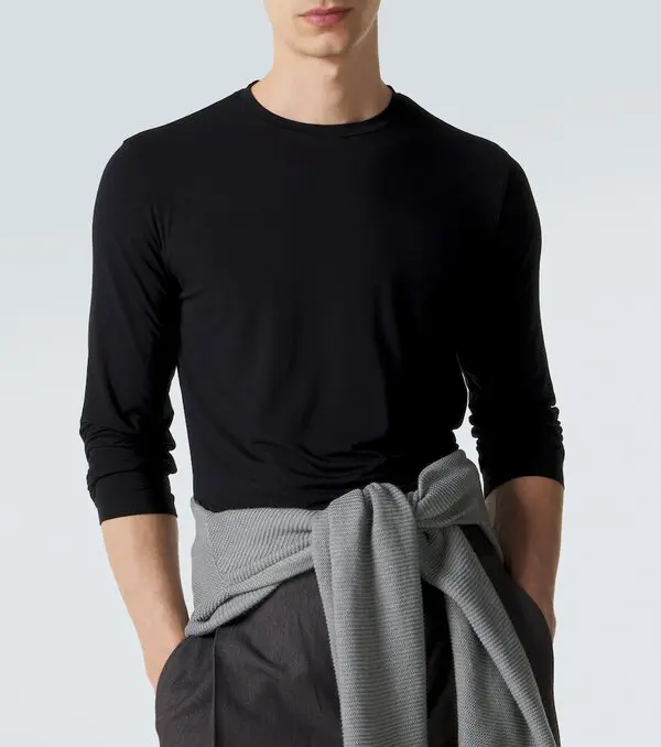 Giorgio Armani Jersey T-shirt - Black