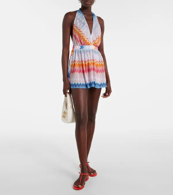 Missoni Zigzag Halterneck Romper