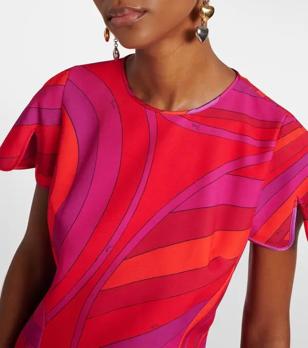 Emilio Pucci Iride Cady Mini Dress