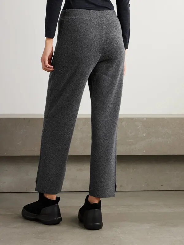 Falke Cropped Wool Straight-leg Pants