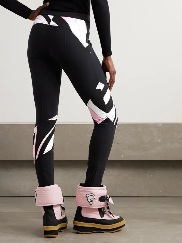 Emilio Pucci Paneled Printed Stretch-shell Ski Pants