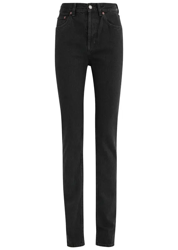Saint Laurent 90s Slim-leg Jeans - Black